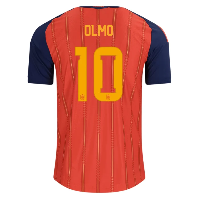 Dani Olmo Spain 2026/27 Authentic Home Jersey by Adidas - JerseyBox